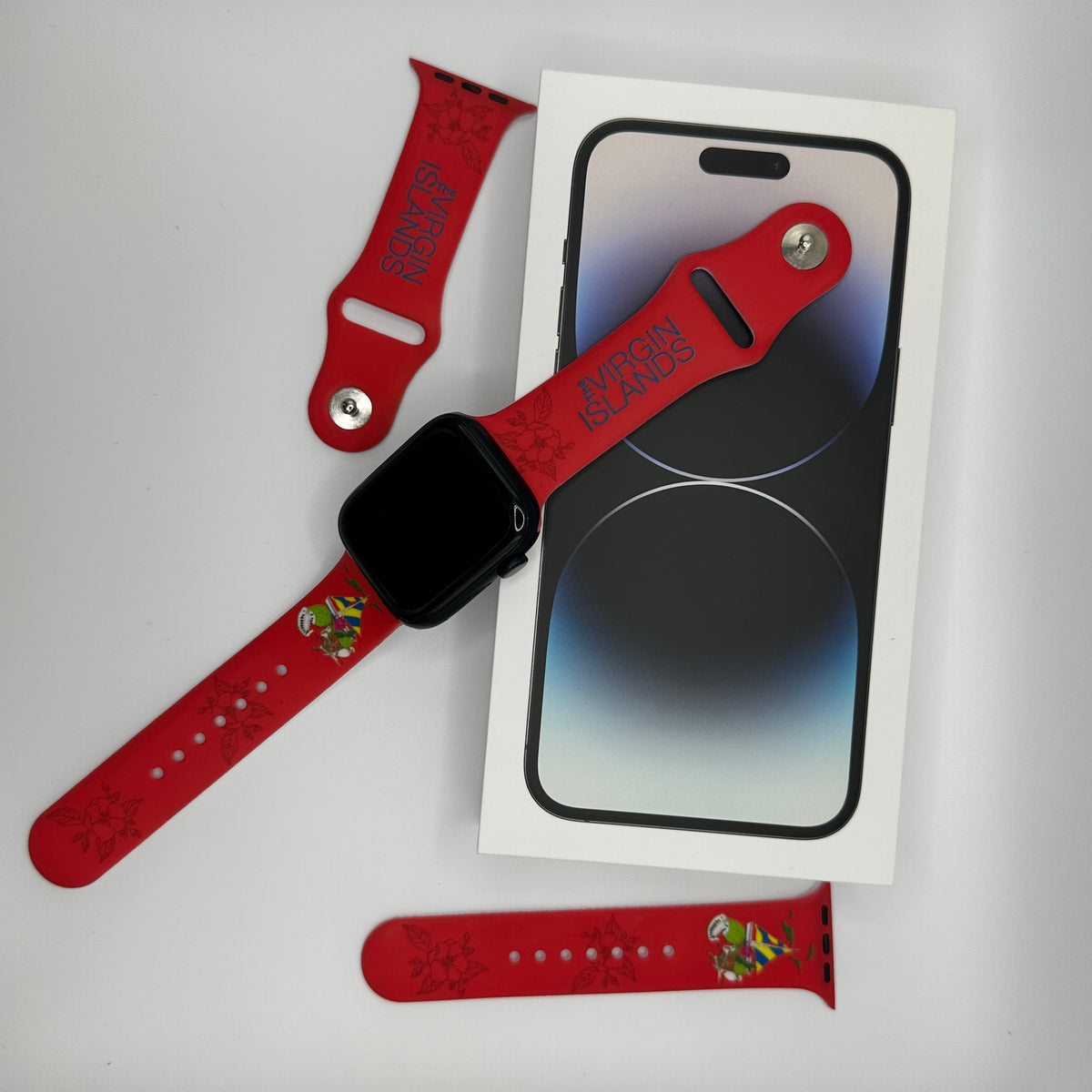 BVI Territorial Watch Band (Red) – LUME BANDS