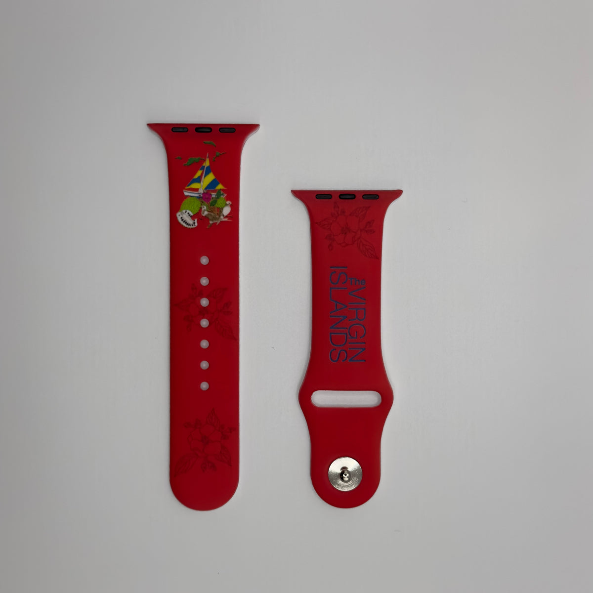 BVI Territorial Watch Band (Red) – LUME BANDS